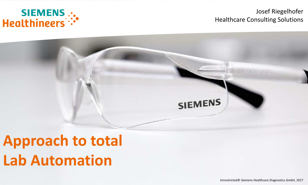 Approach to total Lab Automation | ACCLMU